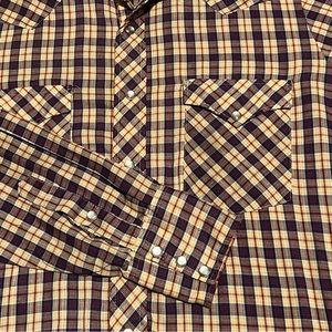 H bar C | Shirts | Mens Sz Mt H Bar C Vintage 7s Western Long Sleeve ...
